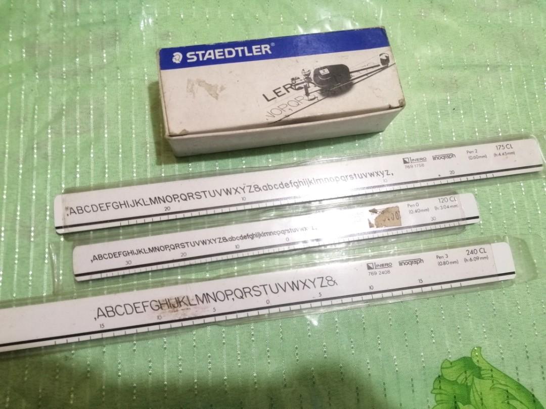 STAEDTLER SCRIBER & STENCILS, Hobbies & Toys, Stationary & Craft ...