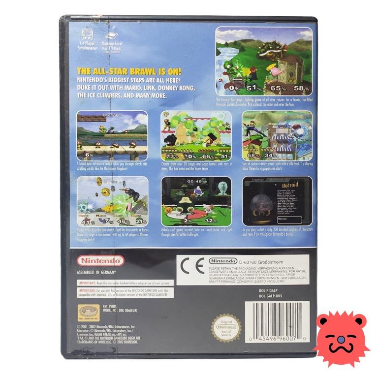 Super smash bros melee video game for Nintendo Gamecube PAL | ENGLISH ...