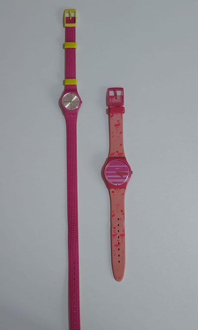 Swatch Double wrap / long strap watch, Women's Fashion, Watches ...