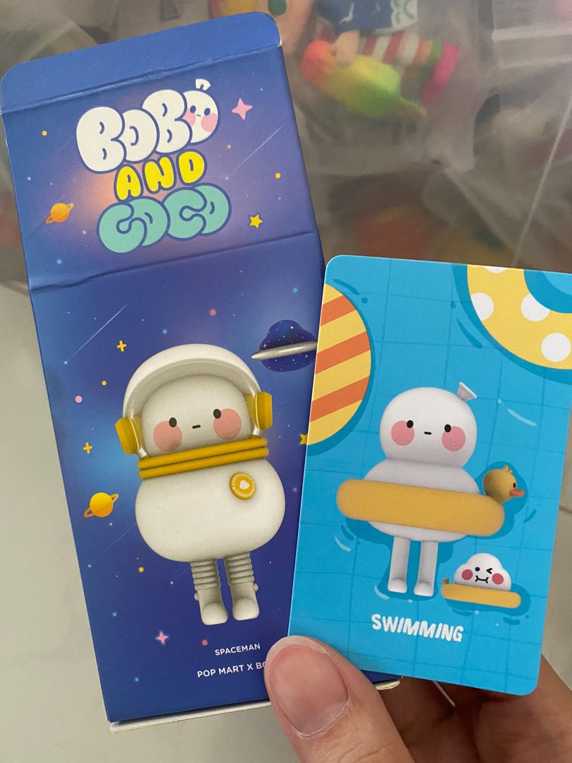 Swimming - POPMART X Bobo and Coco, Hobbies & Toys, Toys & Games on ...