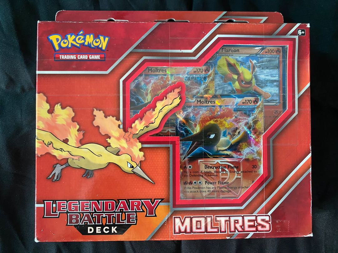 TCG Pokemon Ex Plasma Moltres box 2012, Hobbies & Toys, Toys & Games on ...