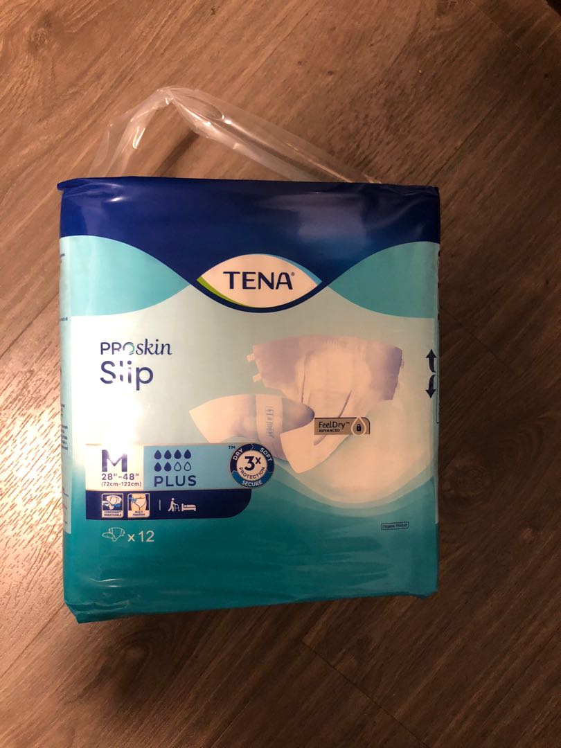 Tena ProSkin Slip Plus Size M Adult Diaper, Health & Nutrition, Assistive & Rehabilatory Aids ...