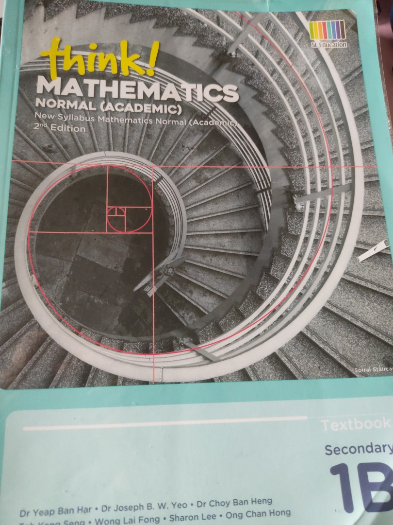 Think! Mathematics textbook 1B Normal Academic, Hobbies & Toys, Books ...