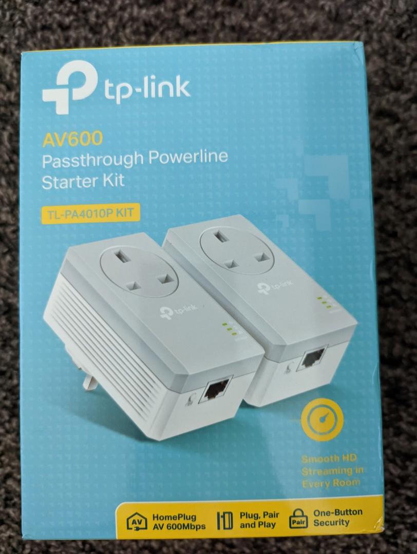 TP-Link AV600 Powerline Starter Kit, TV & Home Appliances, Electrical ...