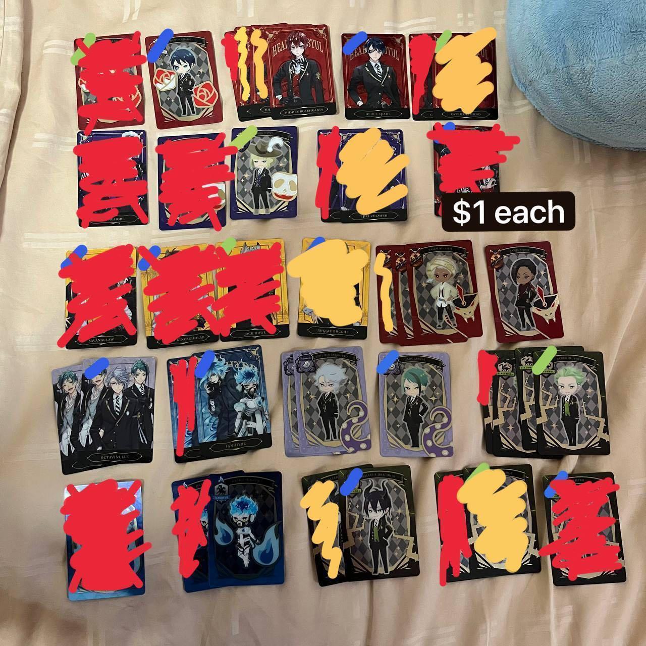 TWST Twisted Wonderland Metal Cards School Uniform Gym, Hobbies & Toys ...
