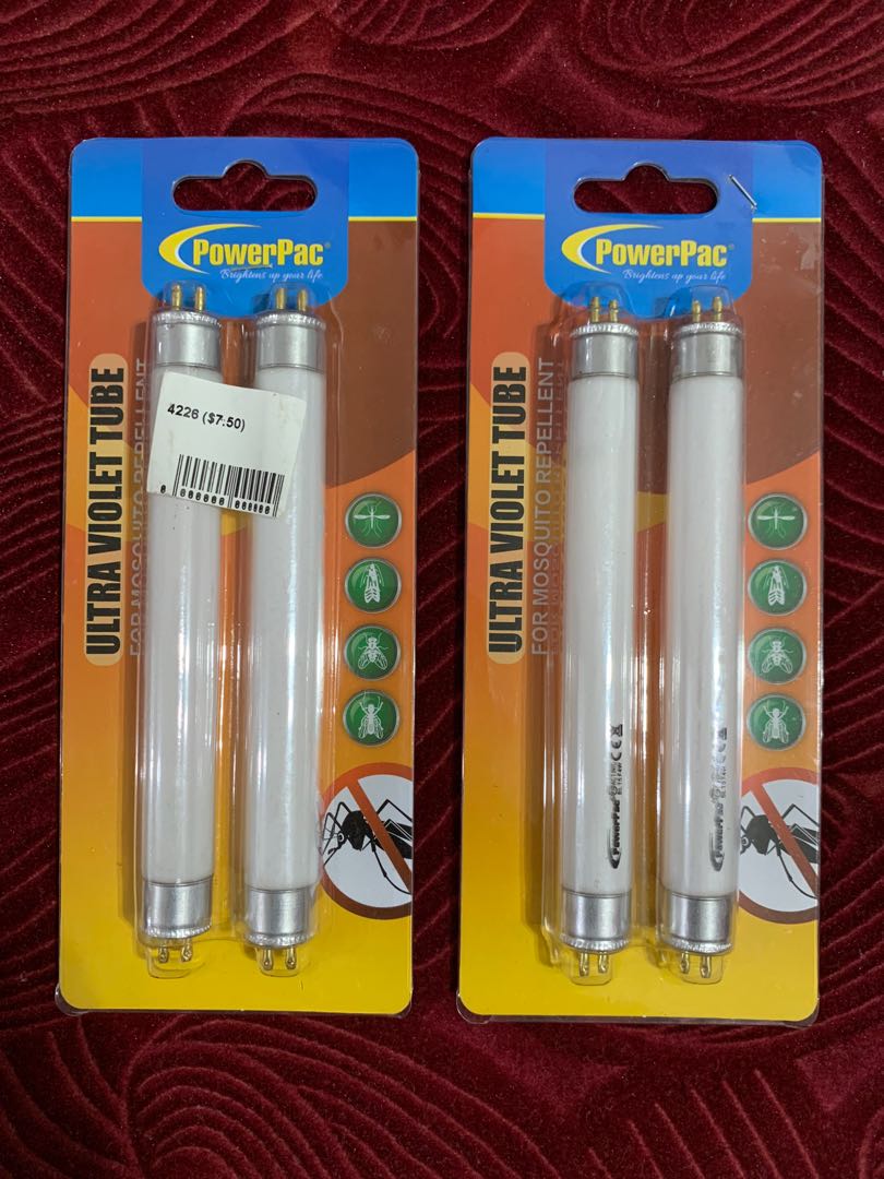 Ultraviolet Tubes for Mosquito Repellent - Set of 4 on Carousell