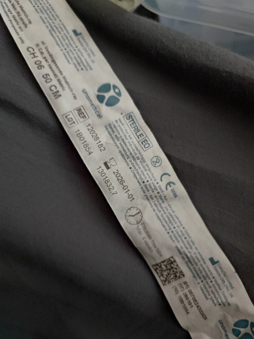 Unomedical Feeding tube, Beauty & Personal Care, Oral Care on Carousell