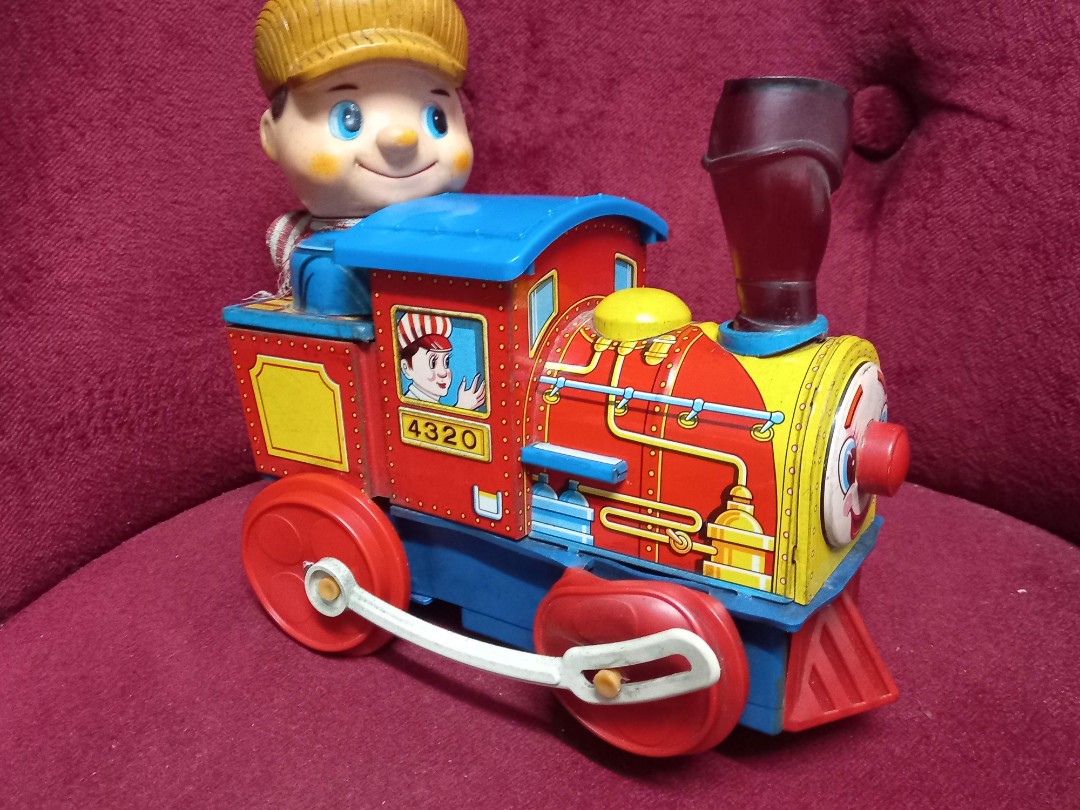 Vintage Deco-Chan Poppo Masdaya's Tin Train, Hobbies & Toys, Toys ...