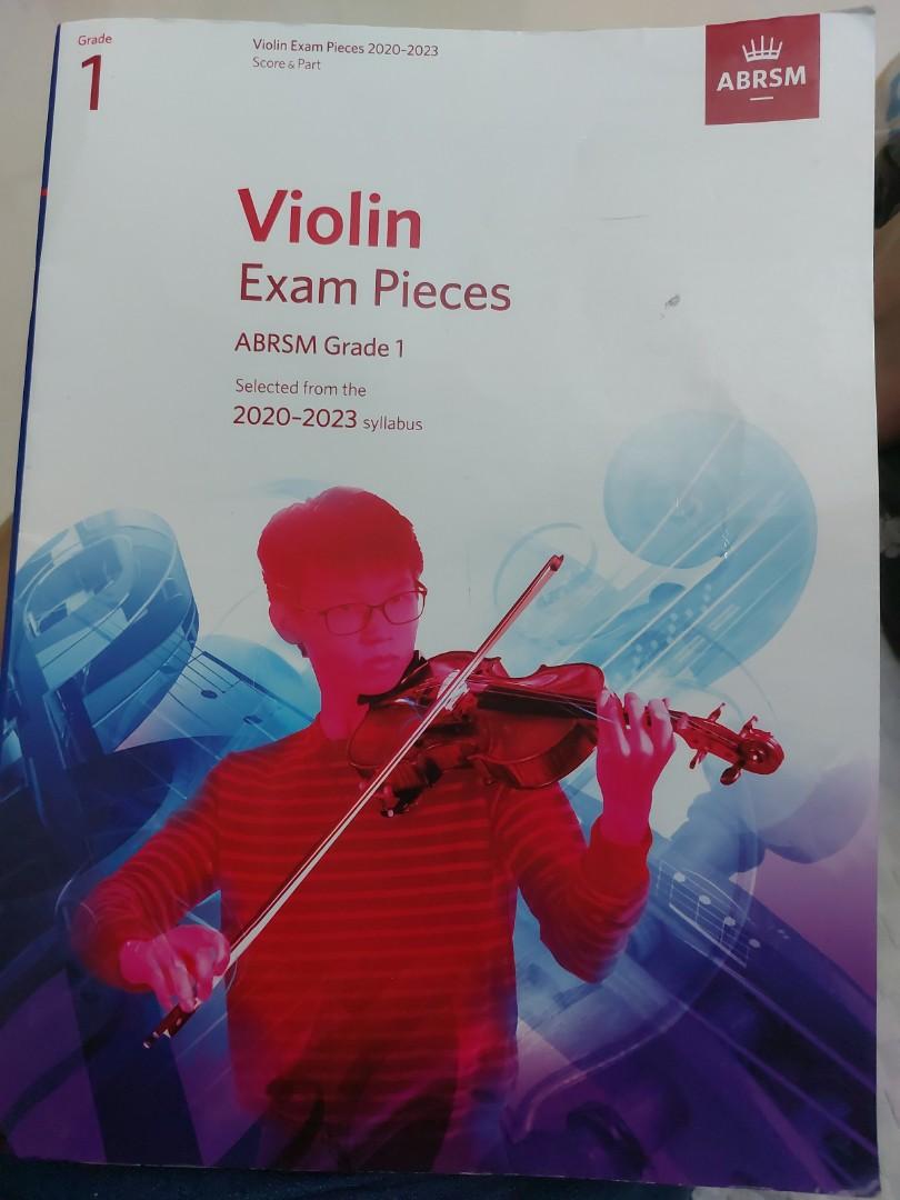 Violin exam pieces ABRSM Grade 1 2020-2023, Hobbies & Toys, Music ...