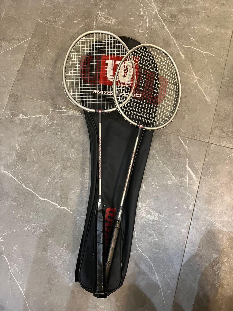 Wilson Badminton Racket, Sports Equipment, Sports & Games, Racket ...