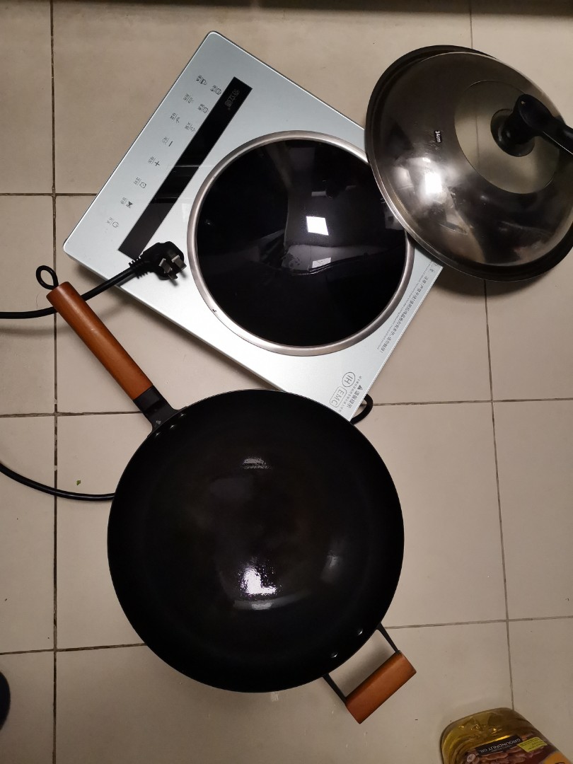 wok, and wok shape induction cooker, TV & Home Appliances, Kitchen ...
