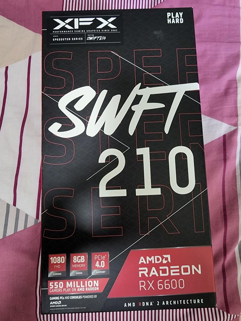 XFX Swift 210 RX6600 8GB, Computers & Tech, Parts & Accessories ...