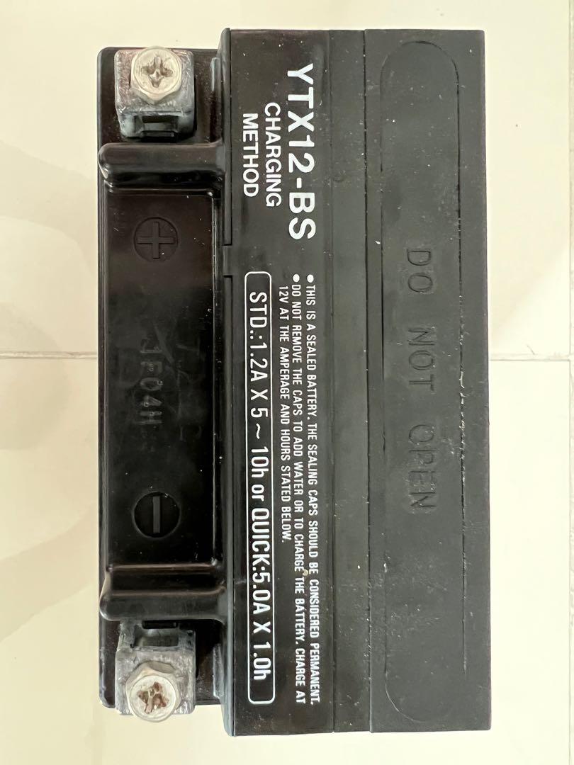 Yuasa Battery YTX12-BS, Motorcycles, Motorcycle Accessories on Carousell