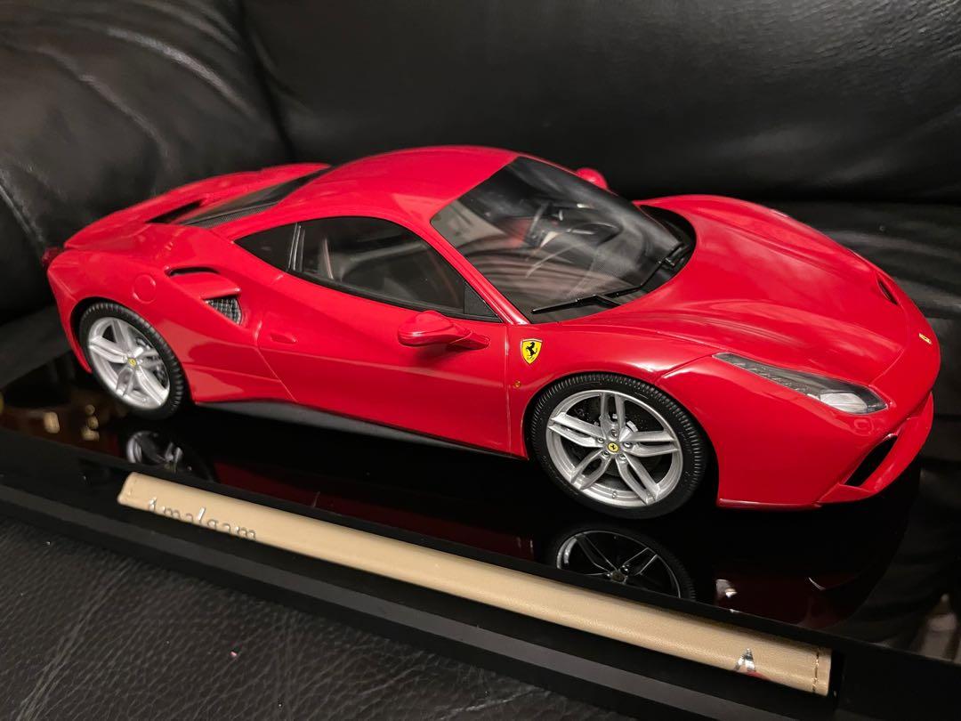 1/18 Amalgam Ferrari 488 GTB, 興趣及遊戲, 玩具 & 遊戲類 - Carousell
