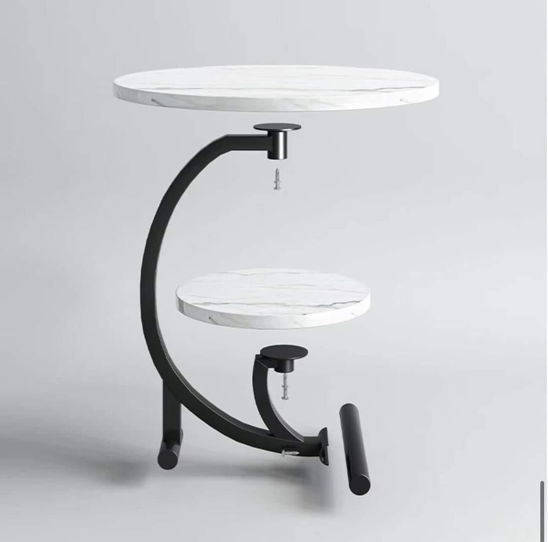 2 Layers Marble Design Center Side table, Furniture & Home Living ...