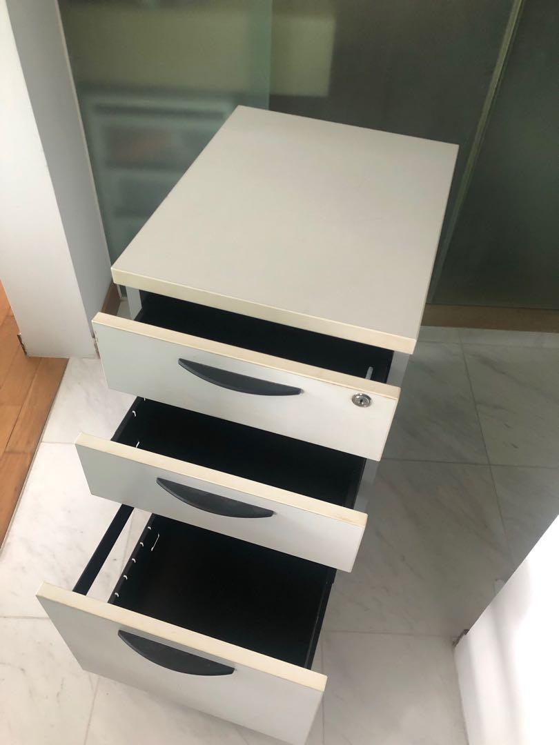 2 office drawers cabinets, Furniture & Home Living, Furniture, Shelves ...