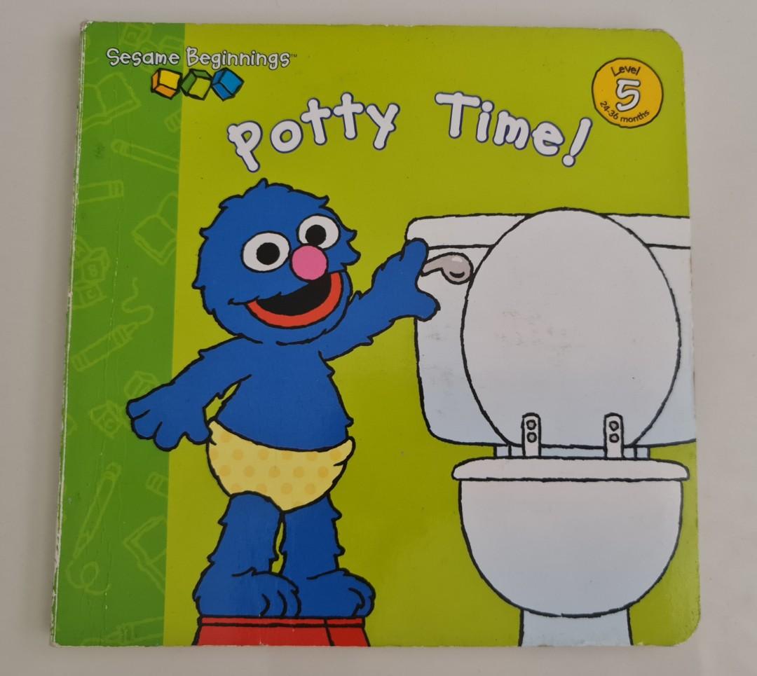 2x Interactive Board Books (Sesame Street Potty Time, What Makes A ...