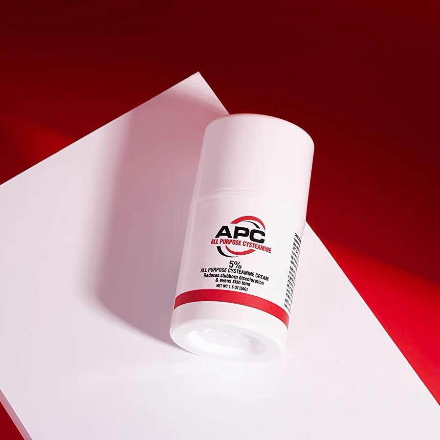 包順豐！美國 APC Cysteamine Cream 5% 半胱胺乳霜 亮白祛黑色素褪黃 50g。5% ALL PURPOSE ...