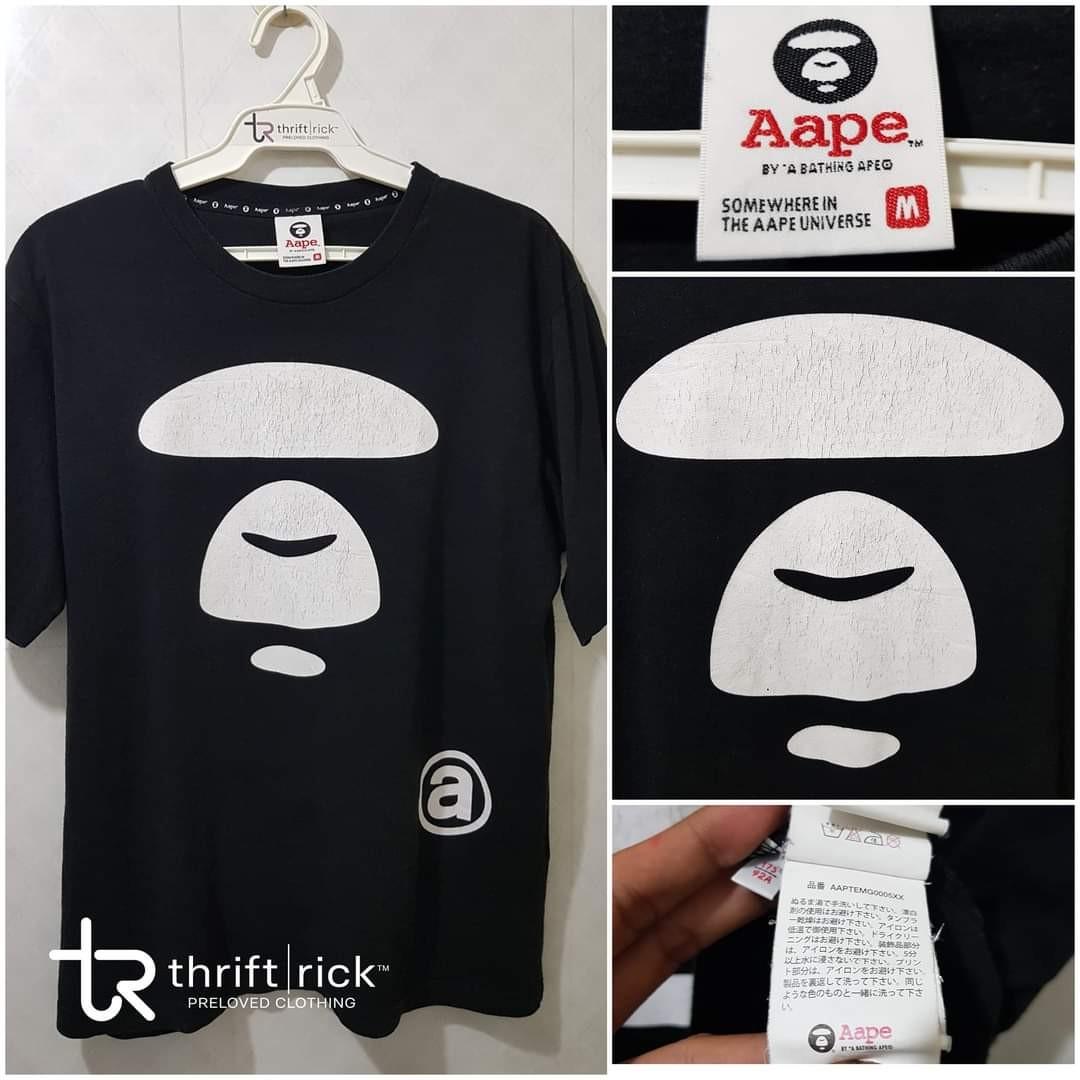 AAPE BY *A BATHING APE|SOMEWHERE IN THE AAPE UNIVERSE BIG LOGO TSHIRT ...