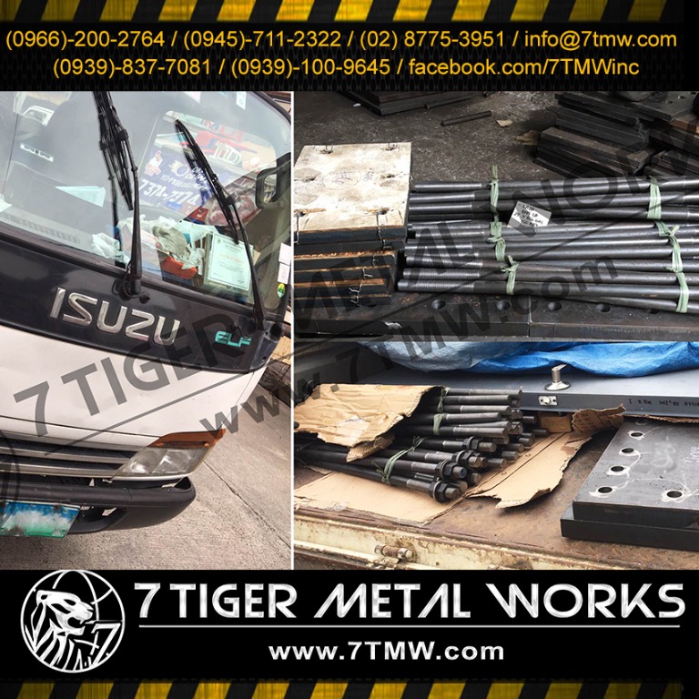 ANCHOR BOLT- Stud Bolt S45C Mat- High Tensile Threaded Bolt with Nut ...