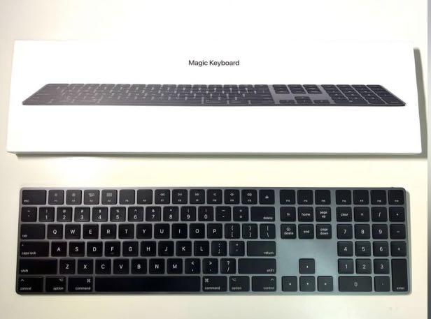 Apple wireless keyboard (matte black edition), Computers & Tech, Parts ...