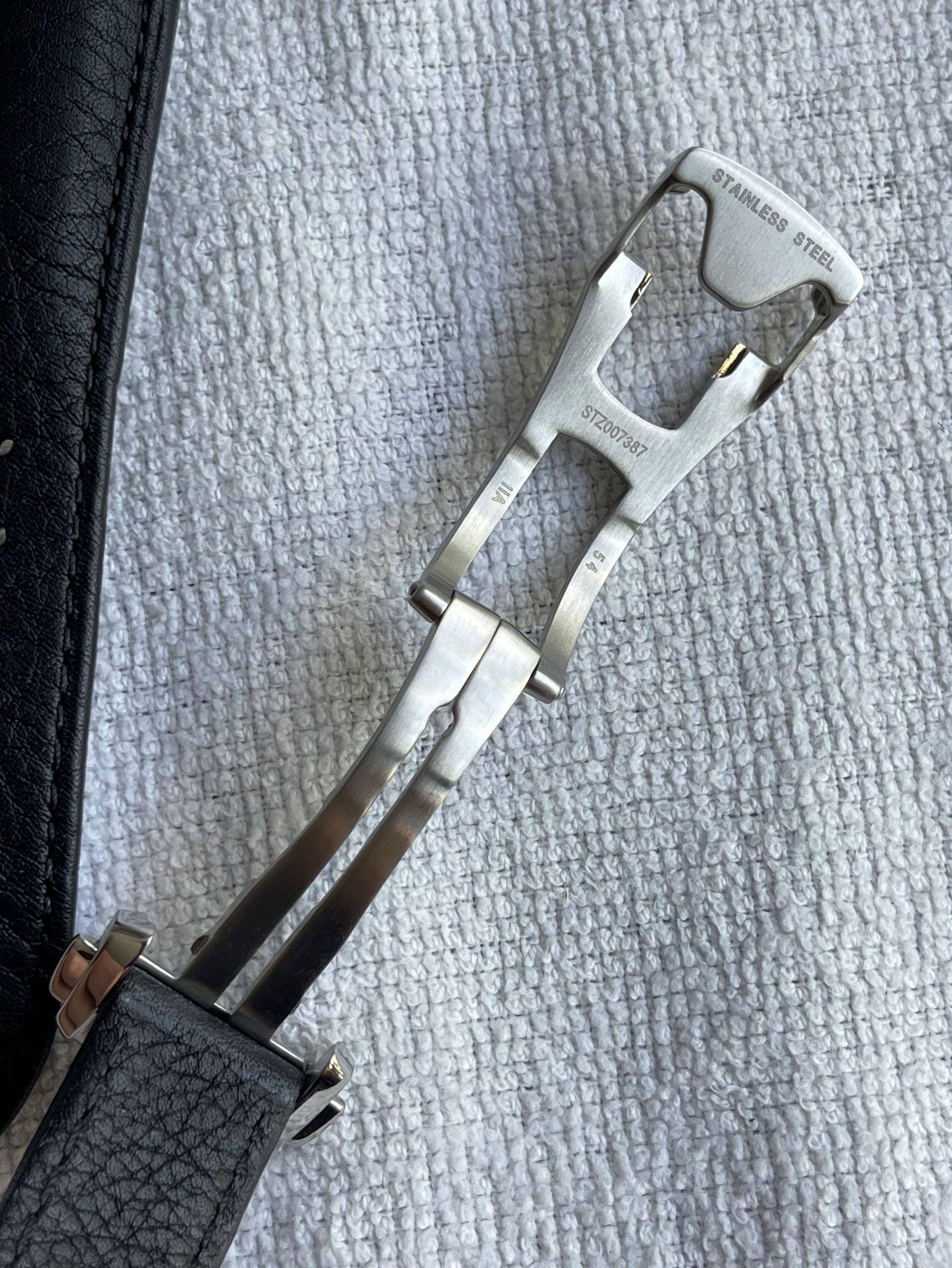 [AUTHENTIC] Omega Strap + Deployant Buckle 20mm for Speedmaster ...