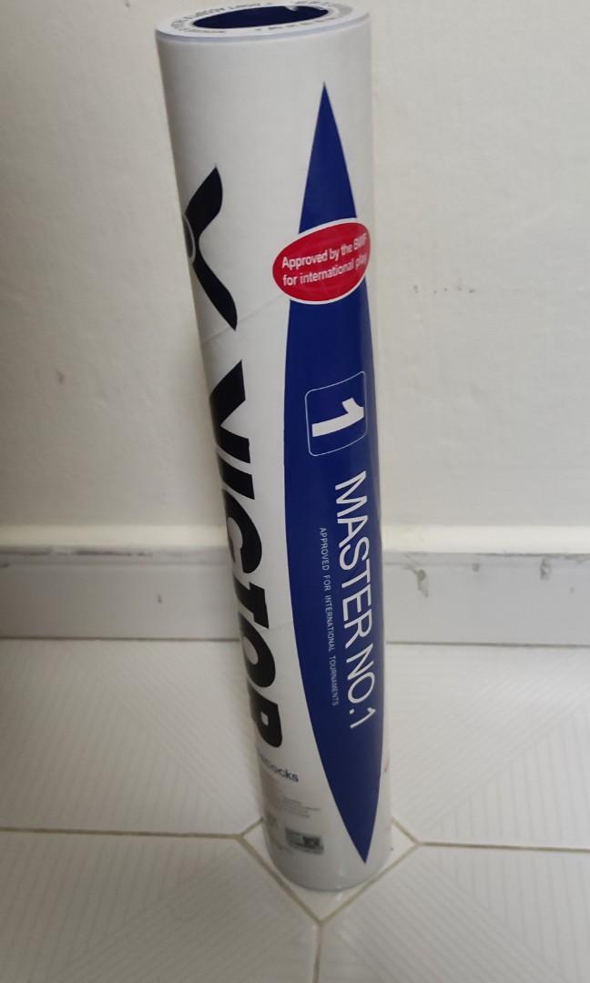 Authentic Victor Master No.1 Shuttlecock, Sports Equipment, Sports ...