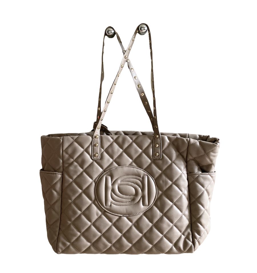 Bebe Tote Bags Taupe, Women's Fashion, Bags & Wallets, Tote Bags on ...
