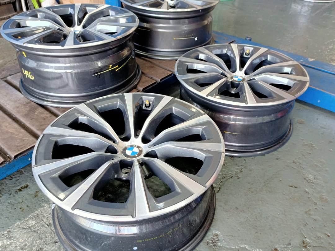BMW ORIGINAL 17 inch wheels, Car Accessories, Tyres & Rims on Carousell