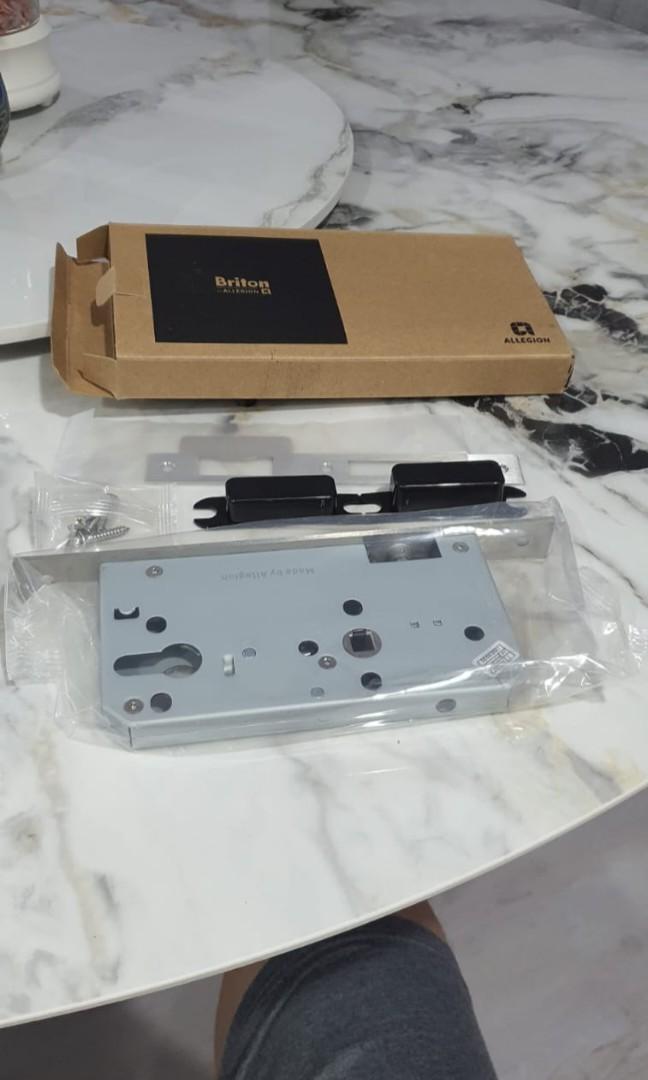 Briton Allegion Door Handle and Lock Set, Furniture & Home Living ...