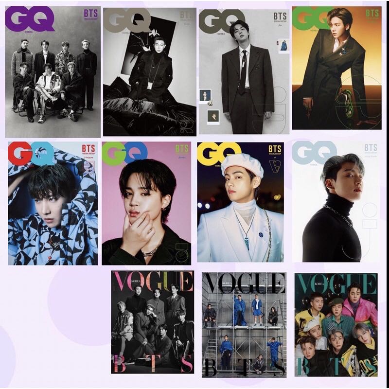 BTS Vogue, Jimin and Jungkook GQ Cover, Hobbies & Toys, Memorabilia ...