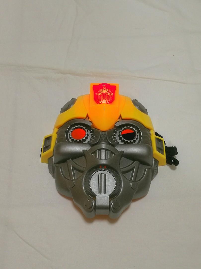 Bumblebee Transformers Face Mask With LED Lighting, Hobbies & Toys ...