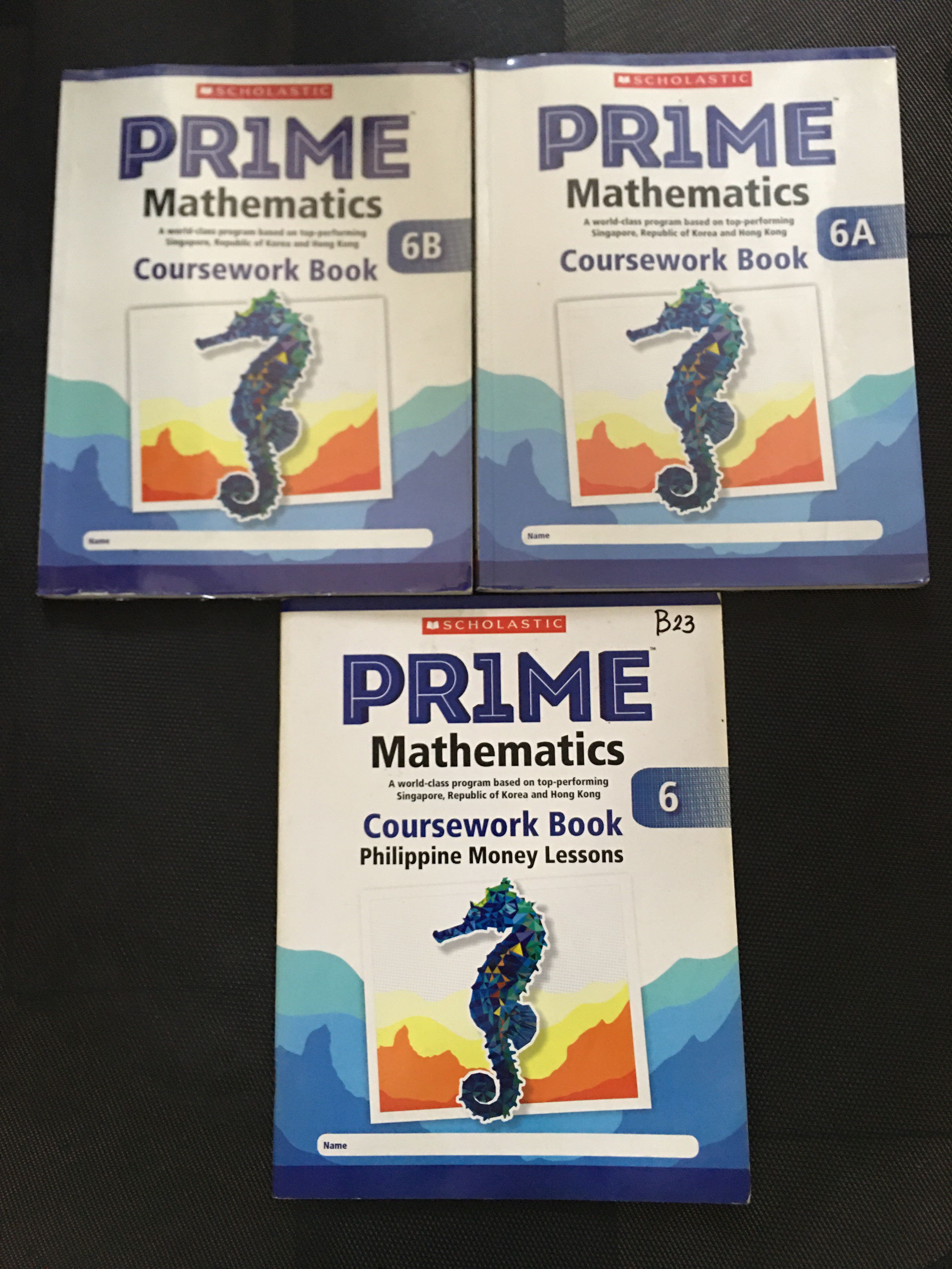 Bundle Grade 6 - Scholastics Prime Mathematics Course workbook 6A 6B ...