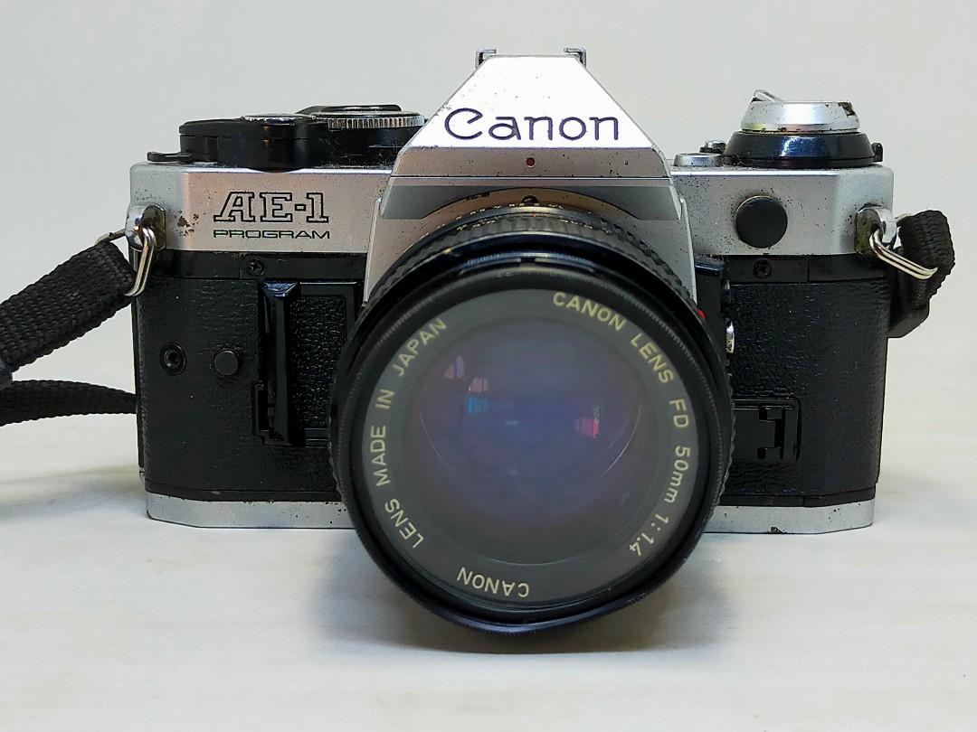 canon ae1 program with 50mm f1.4 lens, Photography, Cameras on Carousell