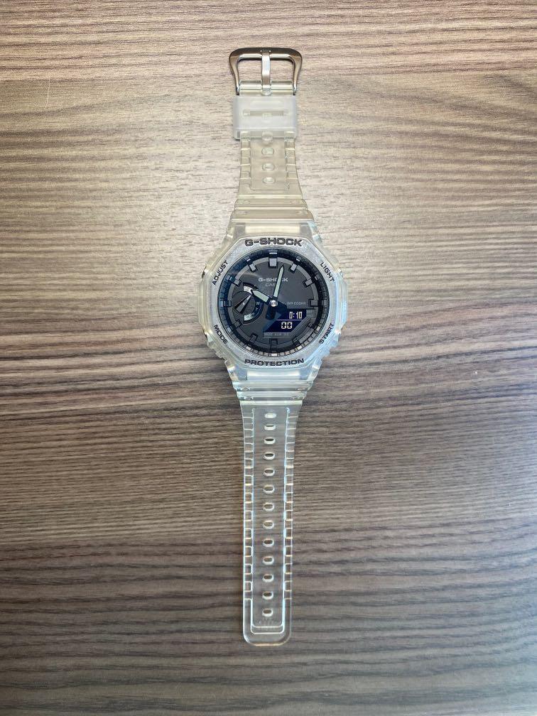 Casio G-Shock GA-2100-1A1 (Strap GA-2100SKE-7A), Men's Fashion, Watches ...