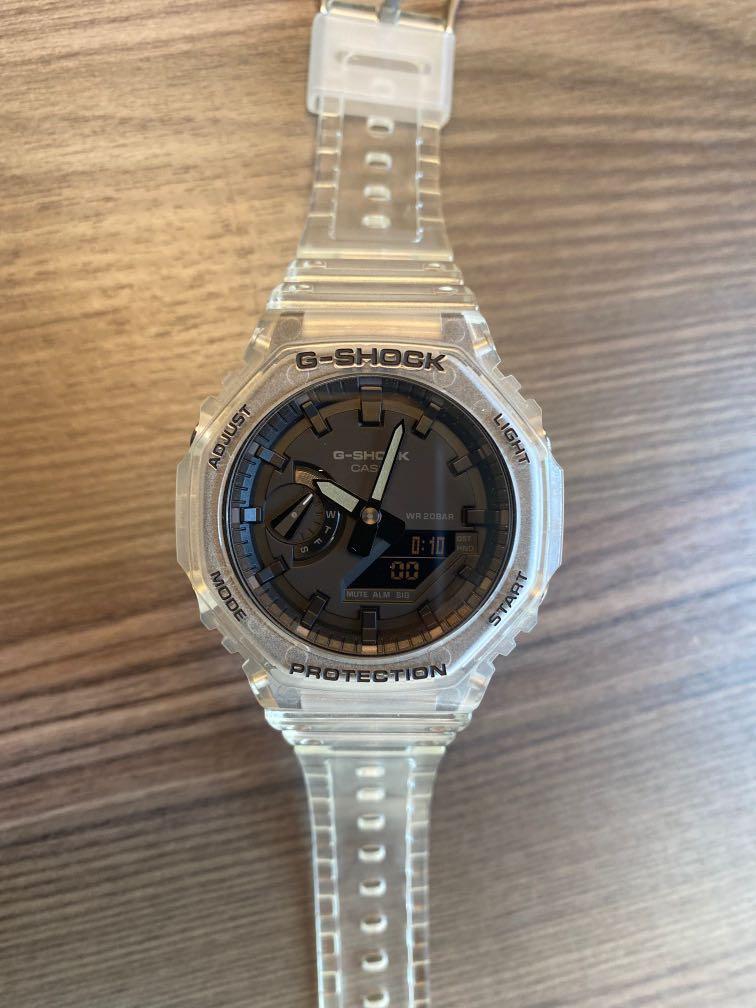 Casio G-Shock GA-2100-1A1 (Strap GA-2100SKE-7A), Men's Fashion, Watches ...