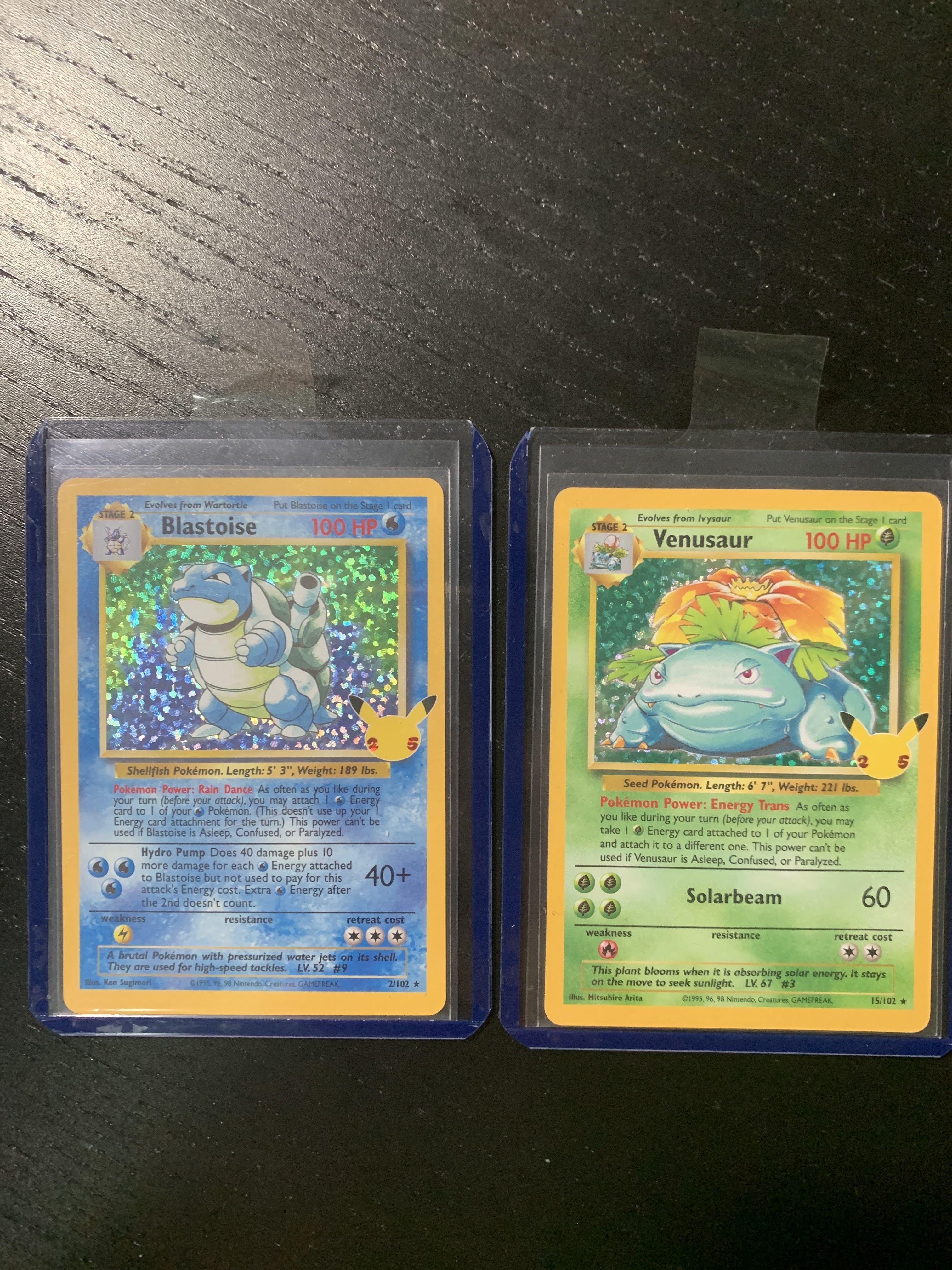 Celebration Blastoise & Venusaur Pokémon card, Hobbies & Toys, Toys ...