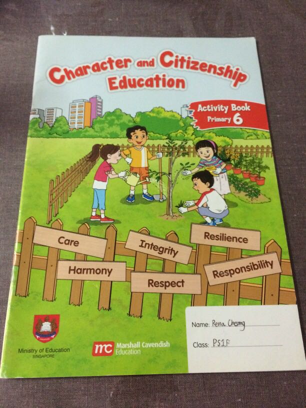 Character and Citizenship Education (CCE) activity book/workbook ...