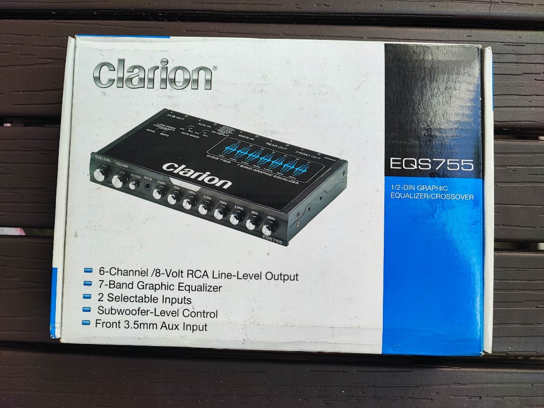 Clarion EQS 755, Audio, Soundbars, Speakers & Amplifiers on Carousell