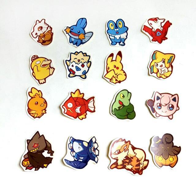 Cute Pokemon Chibi Stickers, Hobbies & Toys, Stationery & Craft, Art ...