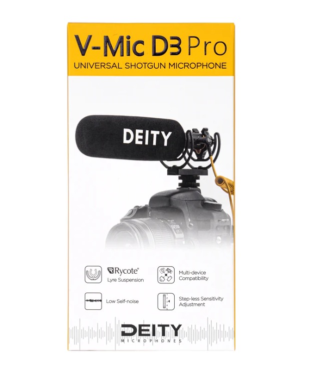 Deity Microphones V-Mic D3 Pro Microphone (Ideal for Vlogger,YouTuber ...