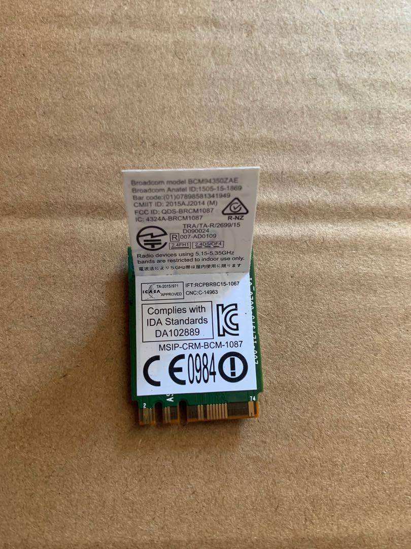 Dell DW1820a WiFi and Bluetooth Card, Computers & Tech, Parts ...