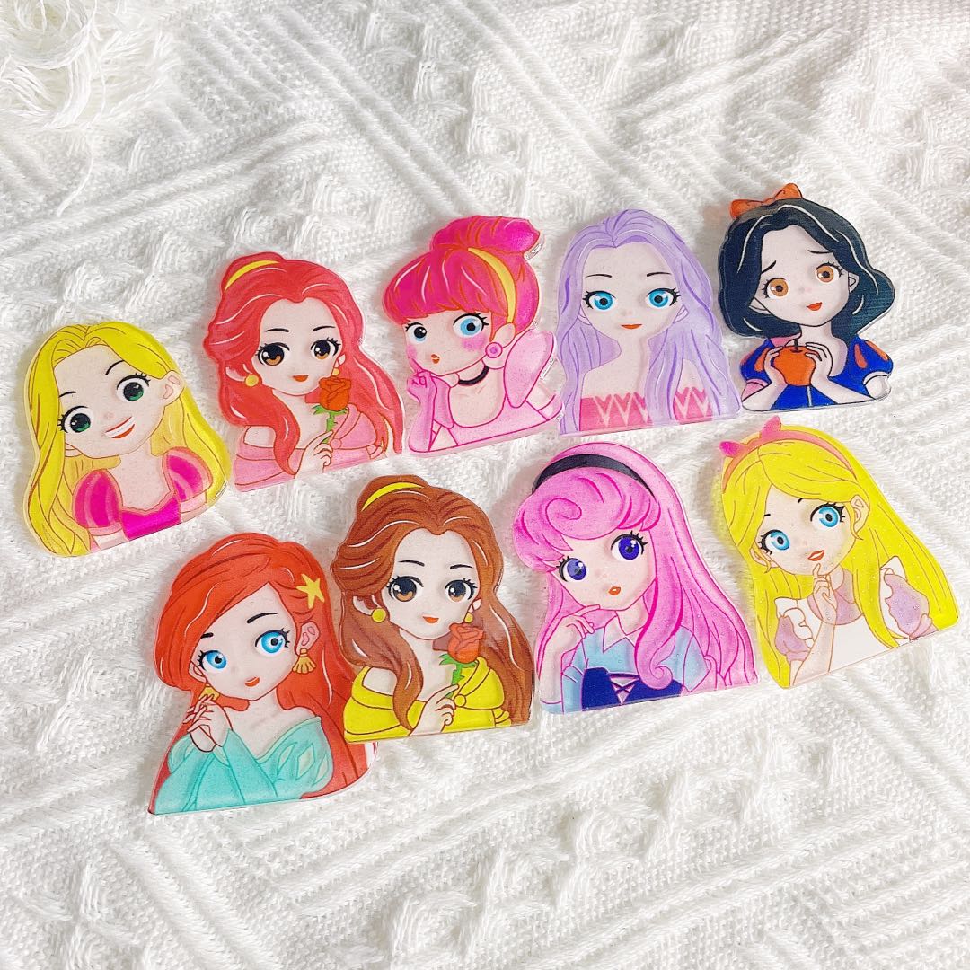 (Set of 9) DIY acrylic princess, Hobbies & Toys, Stationery & Craft ...