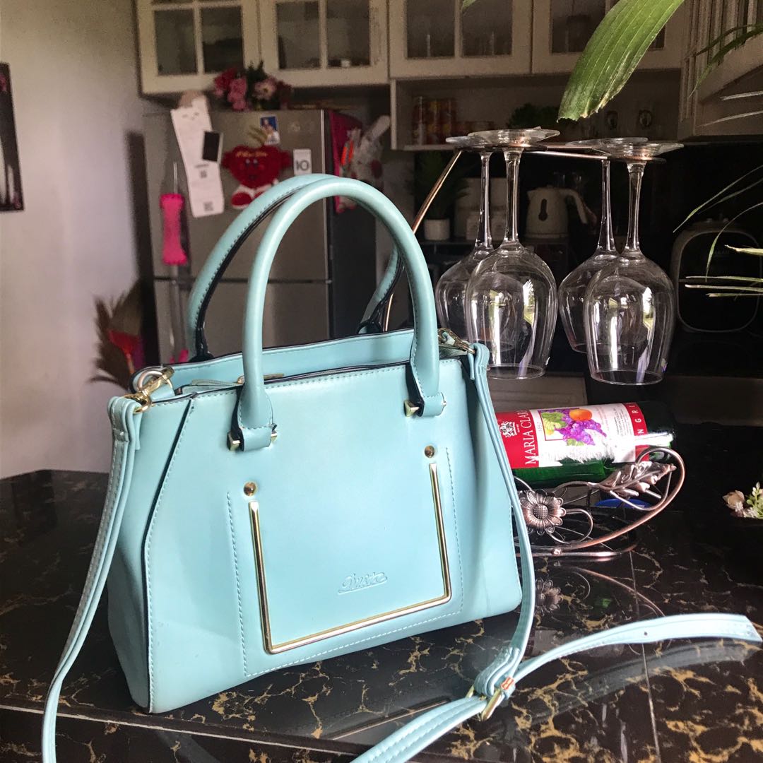 Dusto blue Bag authentic ( with sling & hand bag ), Luxury, Bags ...