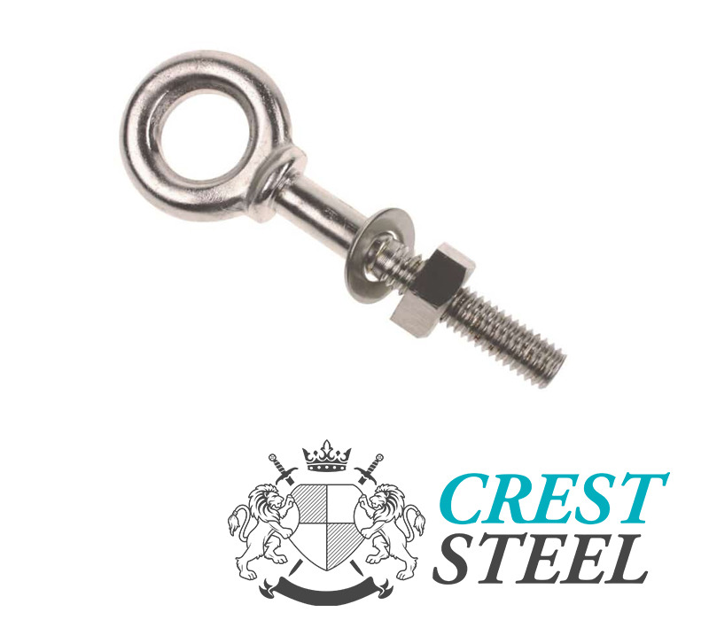 Eye Bolt Plated Anchor Threaded Bolt, Commercial & Industrial ...