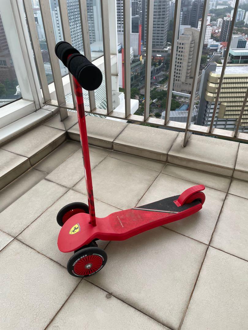 Ferrari and Decathlon 3-wheel Kids Scooter Combo, Sports Equipment ...