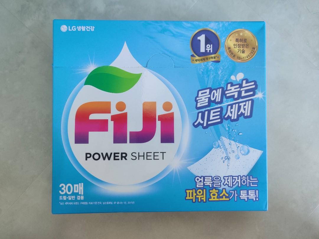 Fiji Power Sheet Laundry Detergent, Furniture & Home Living, Cleaning ...
