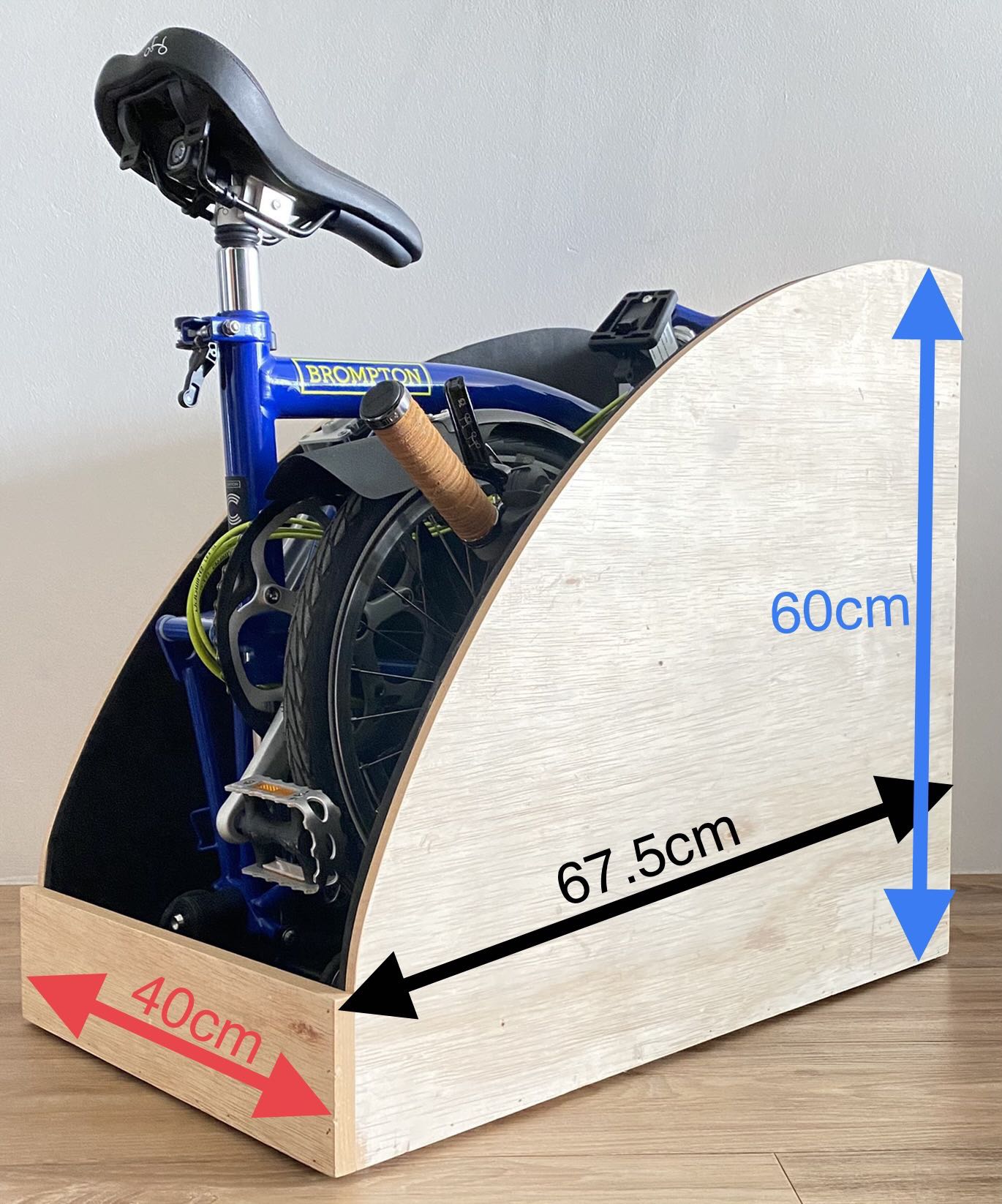 Foldable bike storage (Suitable for Brompton), Sports Equipment ...