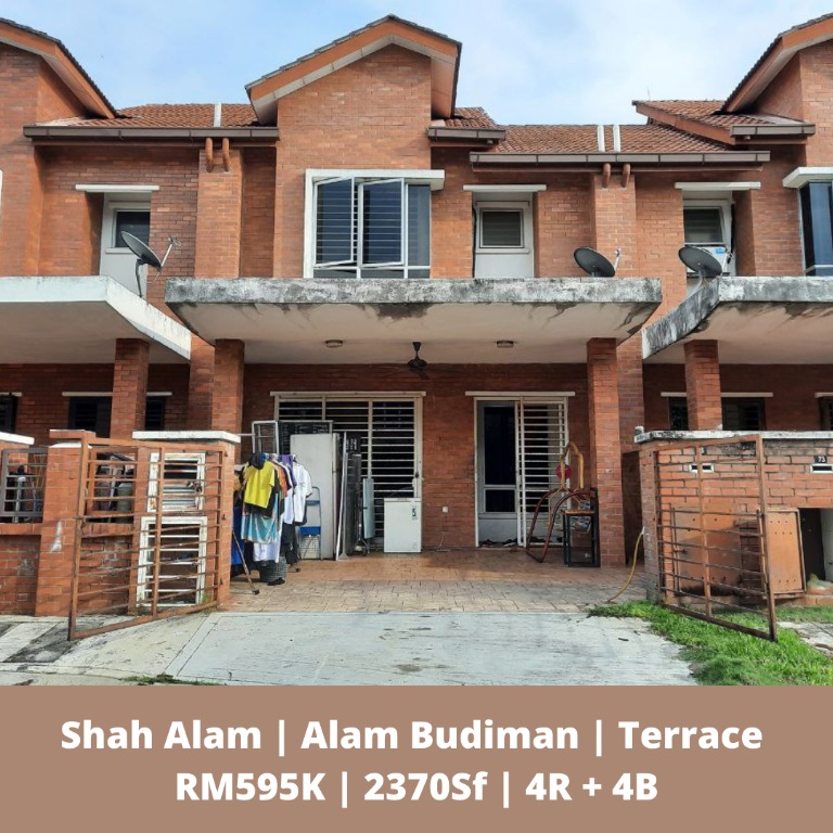 For Sale!! Double Storey Terrace Taman Alam Budiman @ Seksyen U10 Shah ...