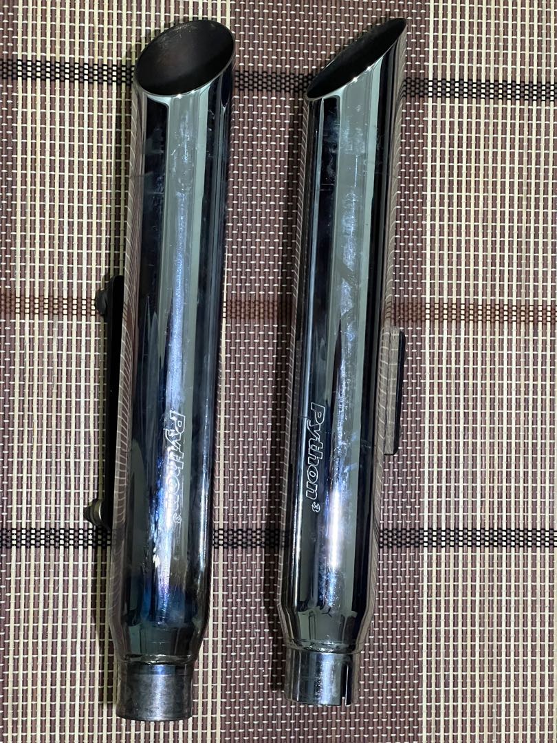 harley - Python exhaust muffler, Motorcycles, Motorcycle Accessories on ...